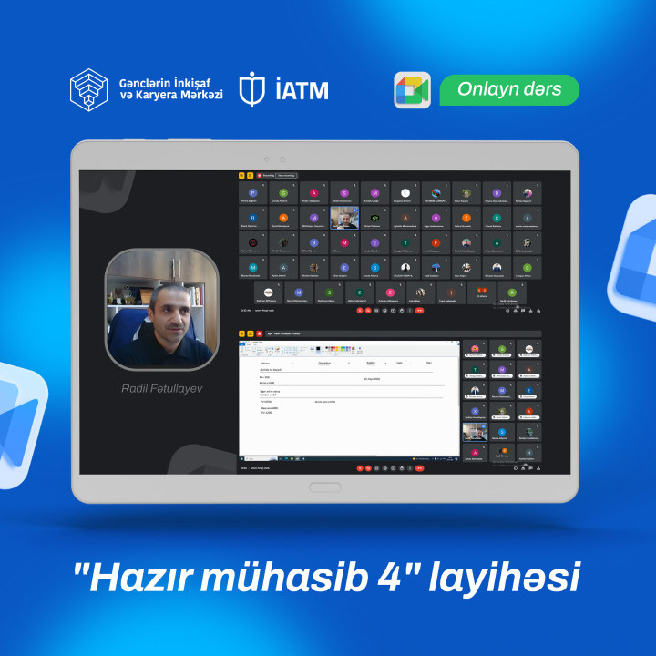 “Hazır mühasİb 4” layİhəsİ 100 gənclə start götürüb – GİKM