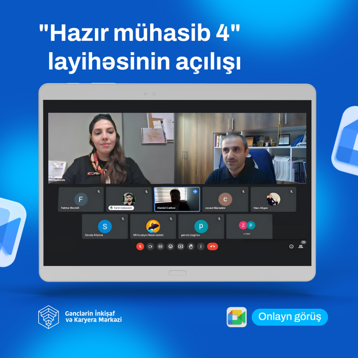“Hazır mühasİb 4” layİhəsİnİn onlayn açılışı – GİKM