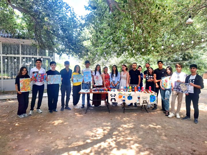 “EBRU SƏNƏTİ ÜZRƏ MASTER-KLAS VƏ EKO ÇANTA VÖRKŞOPU” SABİRABADDA – GİKM